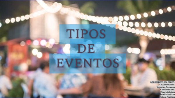 PRESENTACION EVENTOS | Genially