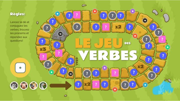 LE JEU DES VERBES A1 | Genially