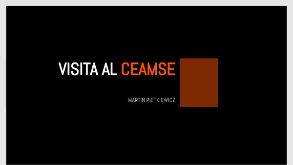 visita al ceamse | Genially