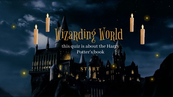 Wizarding World quiz - 15 questions