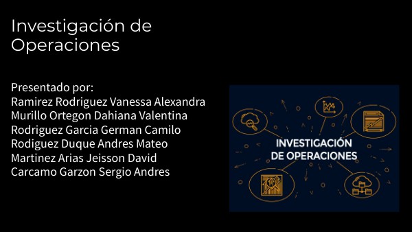 Investigación de operaciones