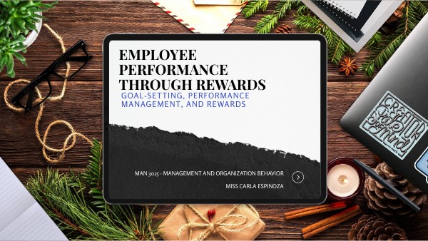 Employee performance through rewards | Genially