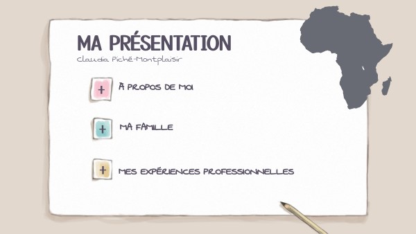 Ma présentation- Claudia | Genially