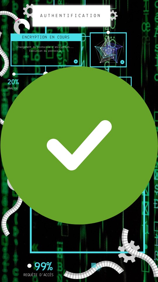 Accès autorisé vertical