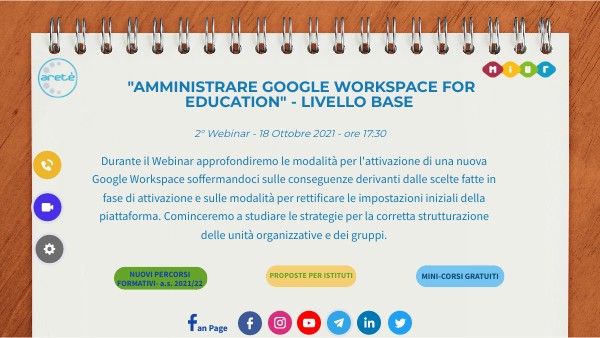 Agenda 2 Webinar di 5 -Google Workspace for Education | Genially