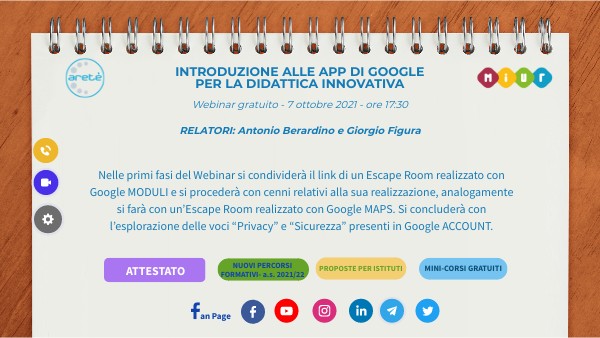 Webinar gratuito "Introduzione alle APP di Google per la didattica in ...