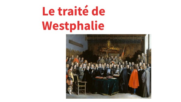 oral blanc brevet traité de Westphalie