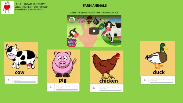 Farm animals | Genially