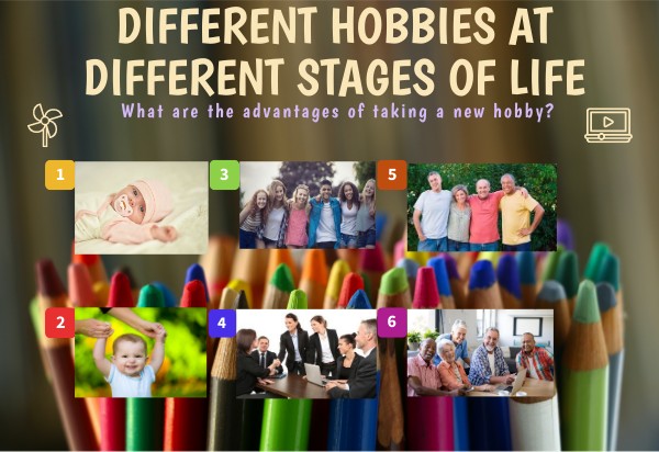 Different hobbies at different stages of life | Genially