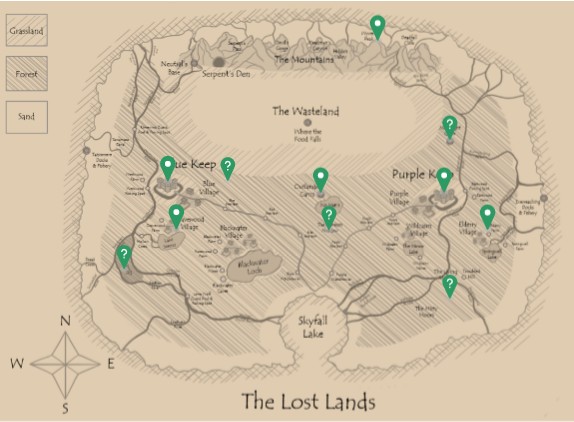 Lost Lands Adamantine Shard Map