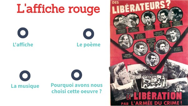 L'affiche rouge | Genially