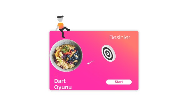 Besinler DARTS QUIZ | Genially