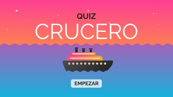QUIZ CRUCERO | Genially