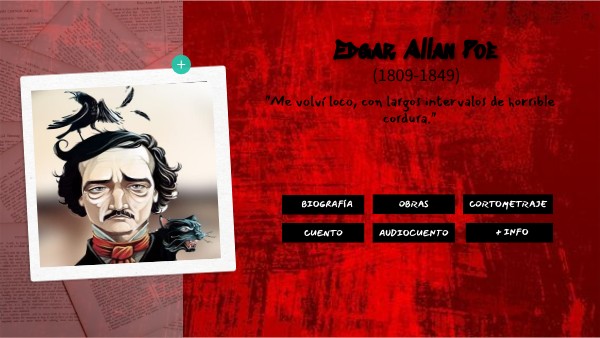 8° C - BIO LITERATURA Edgar Allan Poe | Genially