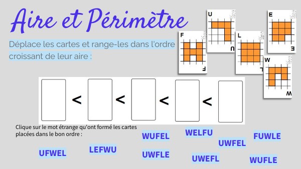 Aire et Périmètre | Genially