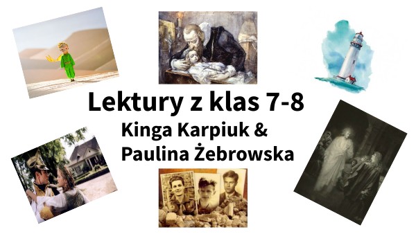 Węże i drabiny: Lektury obowiązkowe z klas 7-8 | Genially