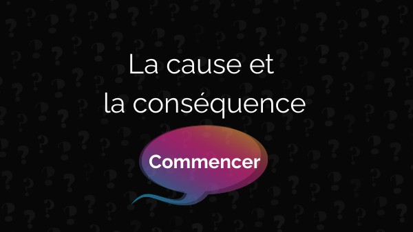 Expression cause et conséquence | Genially