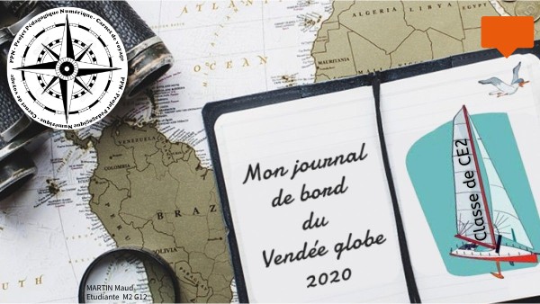 CARNET DE VOYAGE mon journal de bord du Vendée globe 2020 MARTIN Maud
