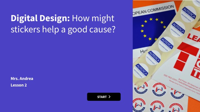 Lesson 3 & 4 Designing Stickers - Analyzing Existing Stickers | Genially