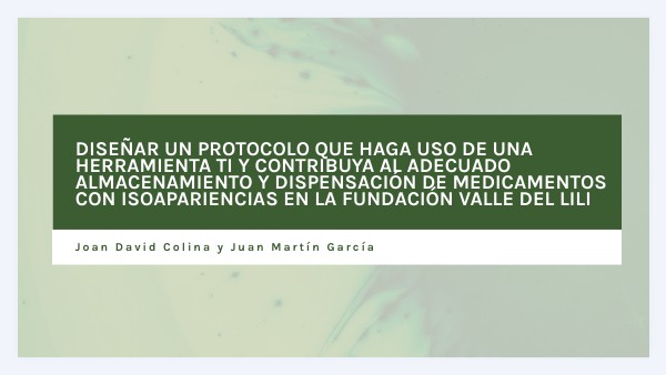 PDG | Genially