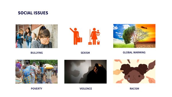 SOCIAL ISSUES MUSIC COLLAGE