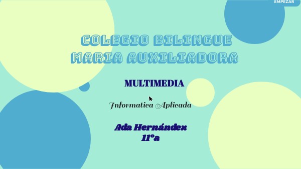 Multimedia Ada Hernández 11°A