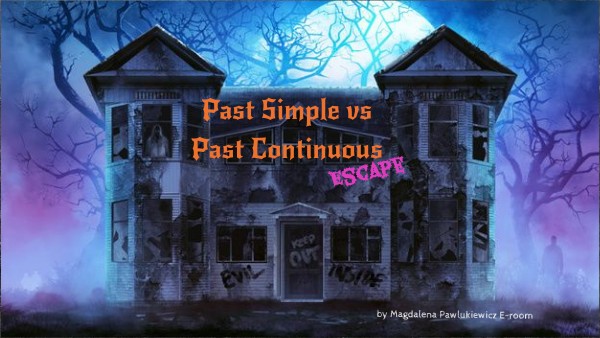 HALLOWEEN Past Simple vs Continuous Escape