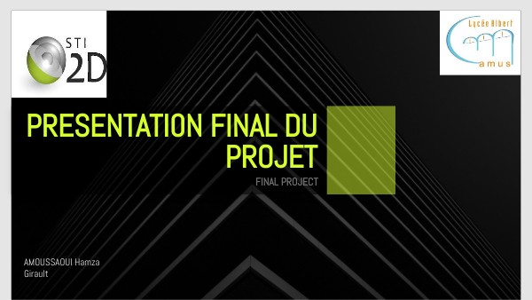 PRESENTATION PROJET FINAL | Genially