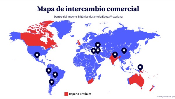 Mapa de Intercambio Comercial | Genially