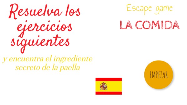 escape game: la comida | Genially