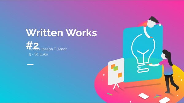 Written Works #2