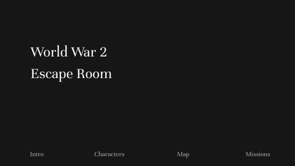 WW2 ESCAPE ROOM | Genially