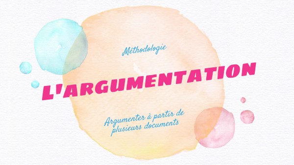 Eco_Tgf_Méthodologie_Argumentation | Genially