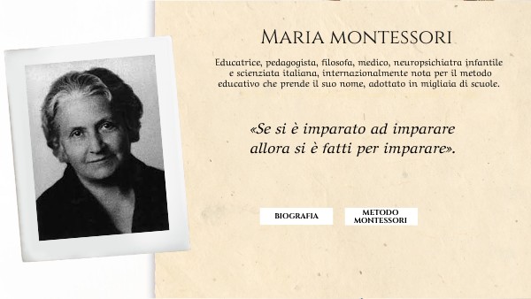 Maria Montessori