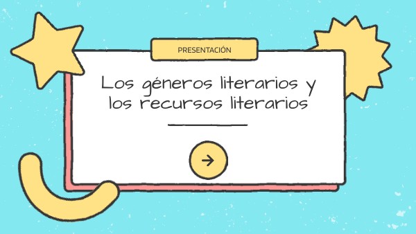 Los géneros literarios y los recursos literarios