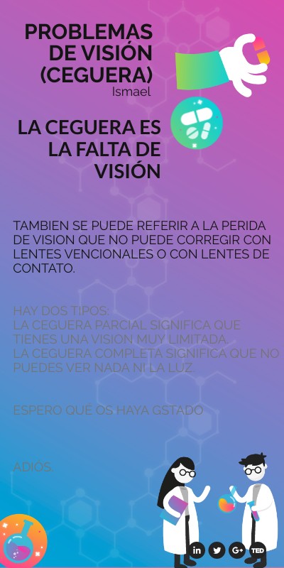 Problemas de visión ( Ceguera) | Genially