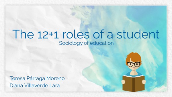 12+1 roles of a student