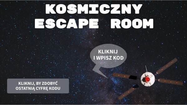 ESCAPE ROOM KOSMOS | Genially