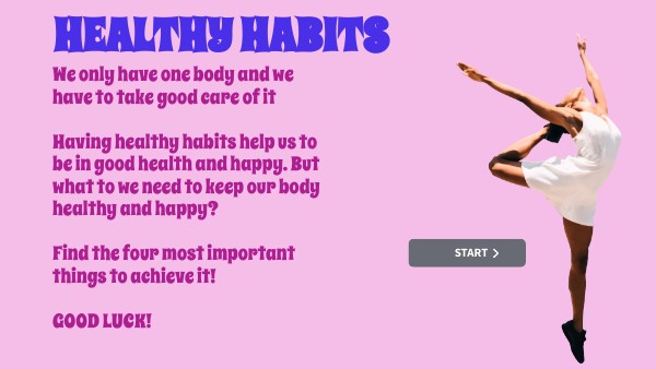 HEALTHY HABITS | Genially