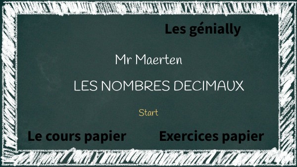 3) les nombres décimaux