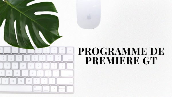 Programme Première