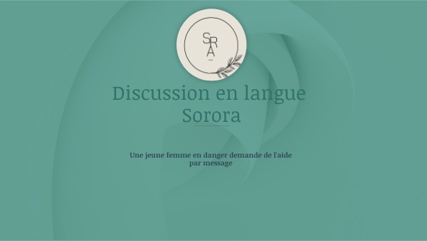 Discussion en Sorora | Genially