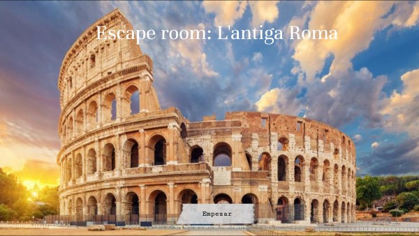 Escape Room Antiga Roma | Genially