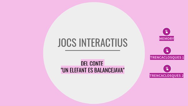 JOCS CONTE ELEFANT