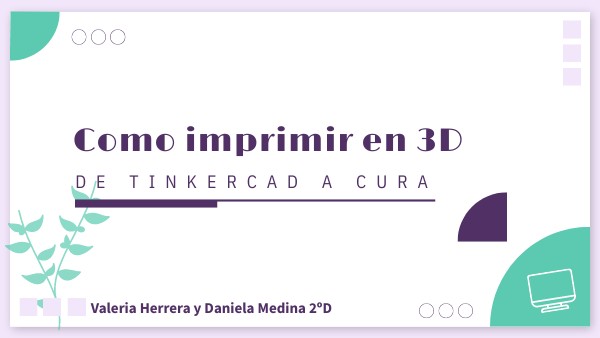TINKERCAD A CURA | Genially