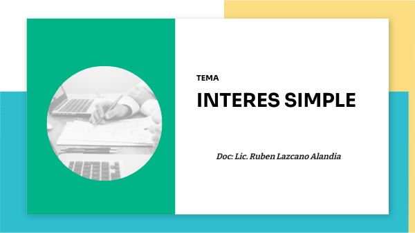 INTERES SIMPLE | Genially