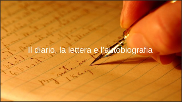 diario_lettera_autobio | Genially