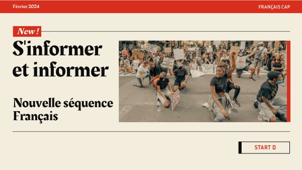 s'informer/informer au CAP | Genially