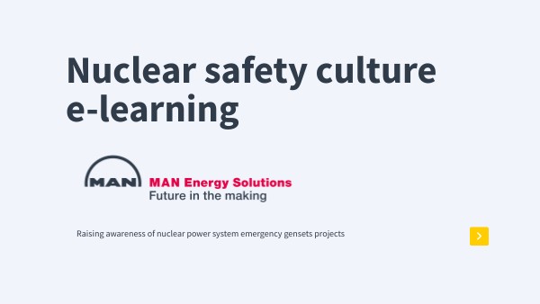 Nuclear safety culture - E-learning