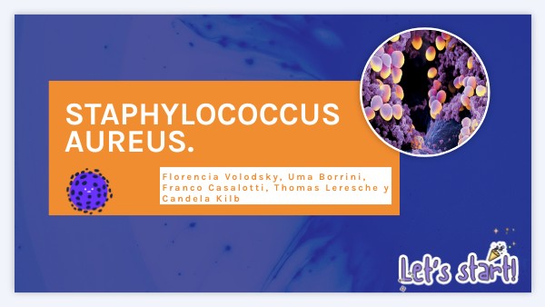 PRESENTACIÓN STAPHYLOCOCCUS AUREUS